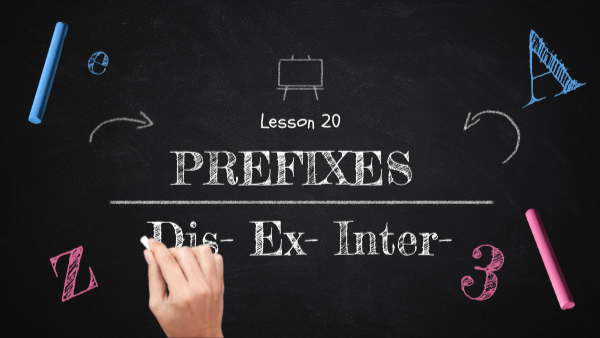 Prefixes Dis- Ex- Inter- | Genially