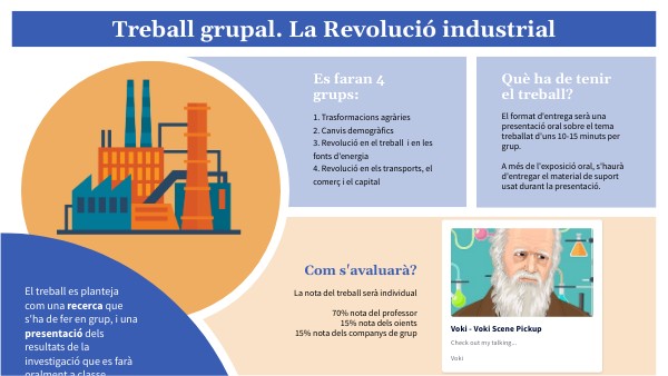 Treball Grupal. La Revolució Industrial