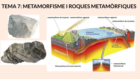 Tema 7 Metamorfisme i roques metamòrfiques | Genially