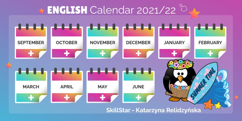 ENGLISH CALENDAR | Genially