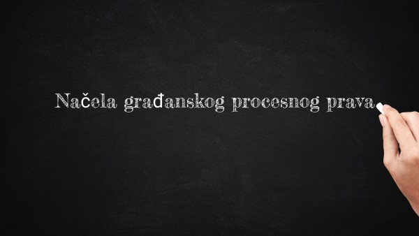 Načela građanskog procesnog prava | Genially