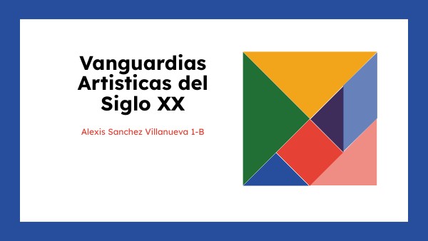 Vanguardias Artísticas del siglo XX