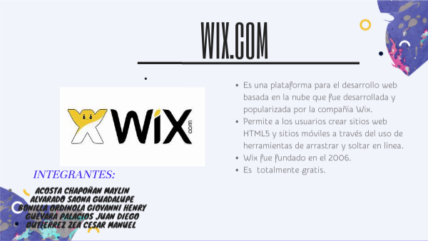 Pasos para crear una pagina en Wix