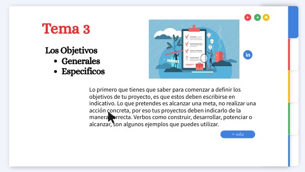 los objetivos | Genially