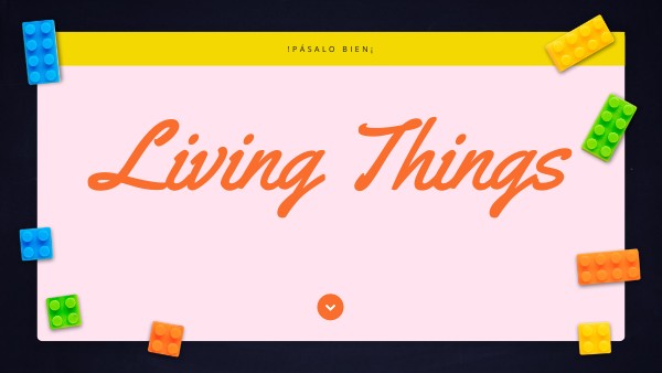 Cuestionario Living things