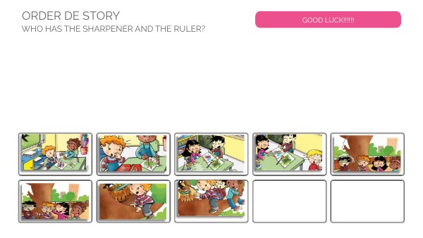 ORDENA LA HISTORIA 1ST GRADE UNIT 1 | Genially