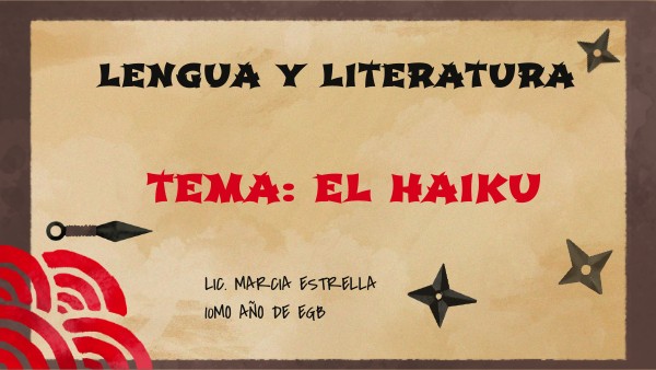 10mo. HAIKU | Genially