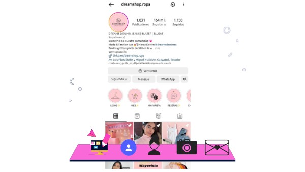 TARJETA INTERACTIVA PAGINA DE INSTAGRAM | Genially