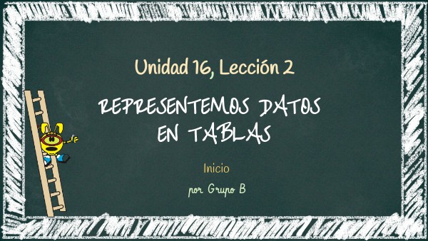 Representemos Datos en Tablas | Genially