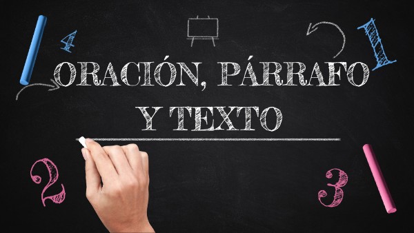 ORACIÓN, PÁRRAFO Y TEXTO. | Genially