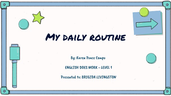 My daily routine | Genially