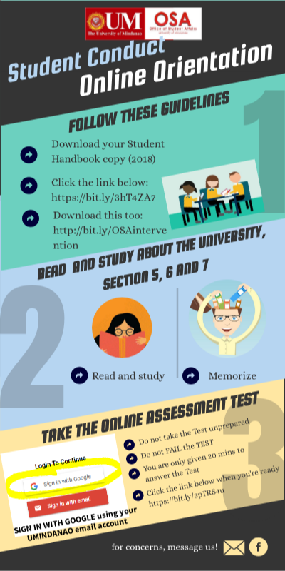 Student Conduct Online Orientation | Genially