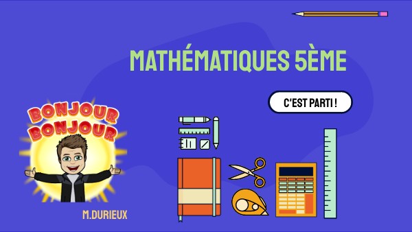 CLASSE VIRTUELLE 5ème PGDG