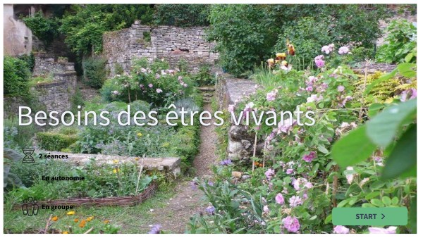 besoins des etres vivants