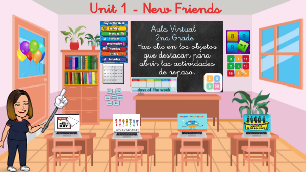 Virtual Classroom - 2EP - Unit 1 | Genially