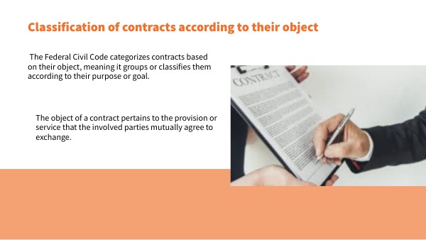 Contracts by their object