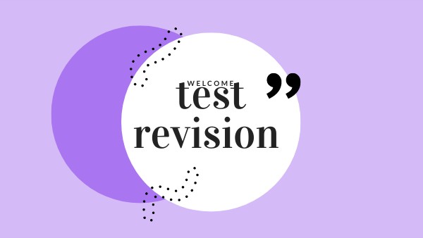 test revision | Genially