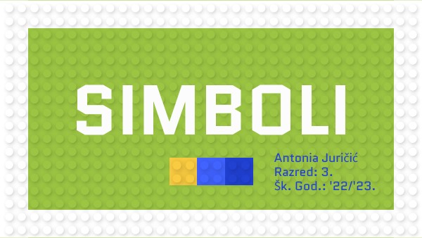 Simboli i prometna učilica - 3.r 22/23 | Genially