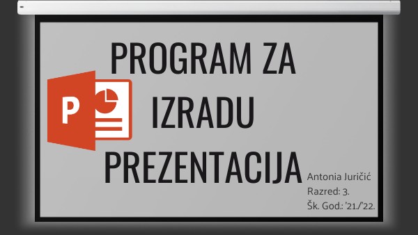 Program za prezentacije - 3.r 21-22 | Genially