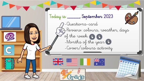 ENGLISH CLASSROOM 4th GRADE | Genially