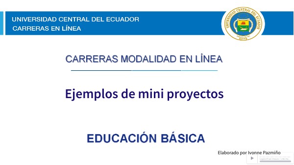 Ejemplos de mini proyectos