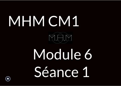 Module 6 MHM CM1 | Genially