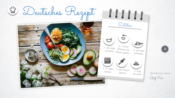 ein deutsches Rezept | Genially