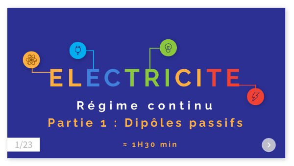 Electricité - Module 4 - Partie 1