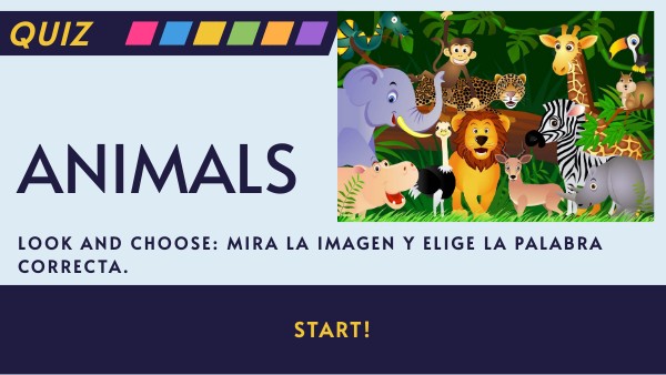 ANIMALS QUIZZ