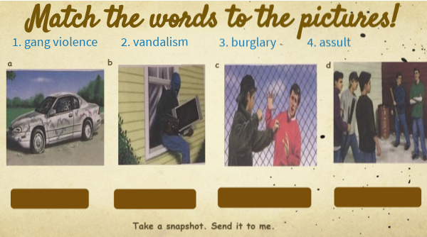 Crime - Vocabulary