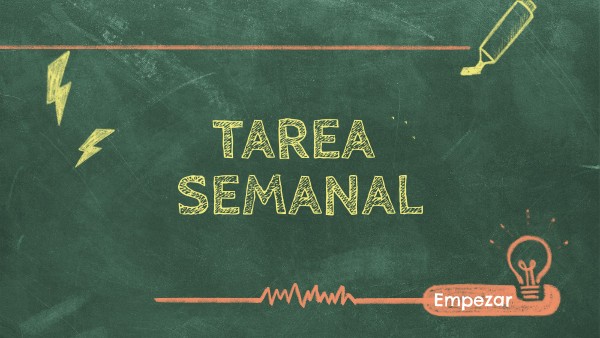 Tarea semanal 18/09 | Genially