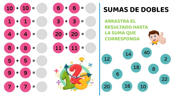 SUMAS DE DOBLES