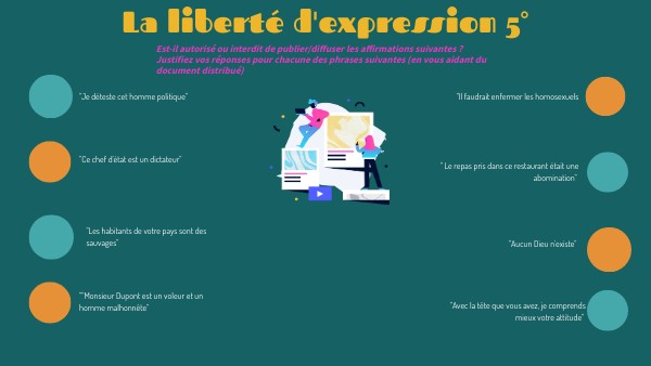 liberté d'expression 5°