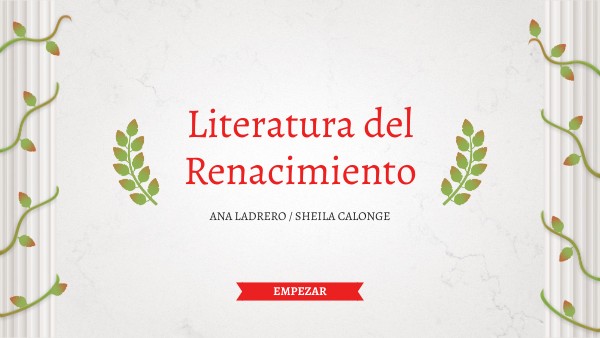 Literatura del Renacimiento | Genially