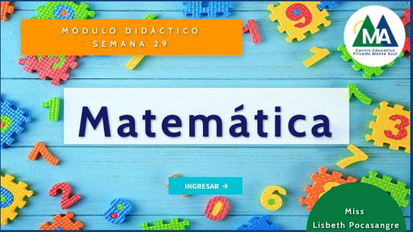 Matemática - S29 - M29, 2o | Genially
