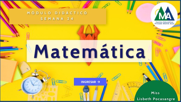 Matemática - S24 - M24 - 3o | Genially