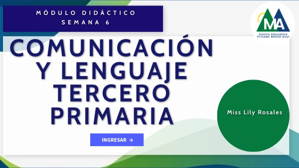 C y L - S6- M6, 3o. primaria