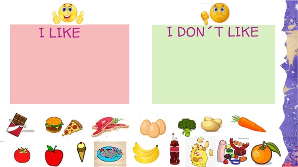 I LIKE/ I DON´T LIKE | Genially
