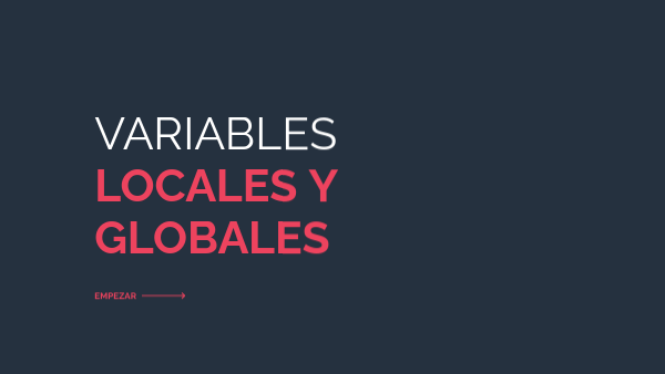 Variables locales y globales | Genially