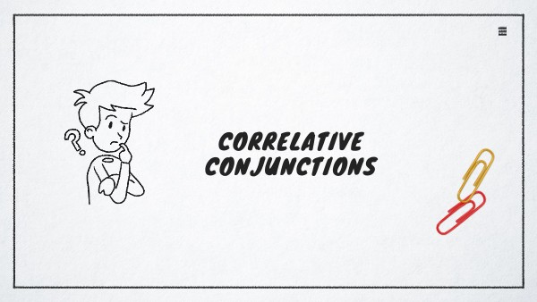 correlative conjunctions | Genially