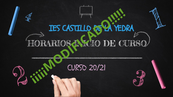 HORARIO INICIO CURSO | Genially