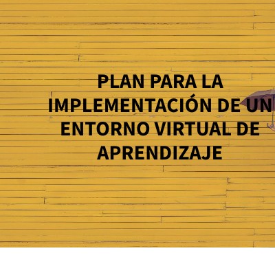 PLAN PARA LA IMPLEMENTACIÓN DE UN EVA