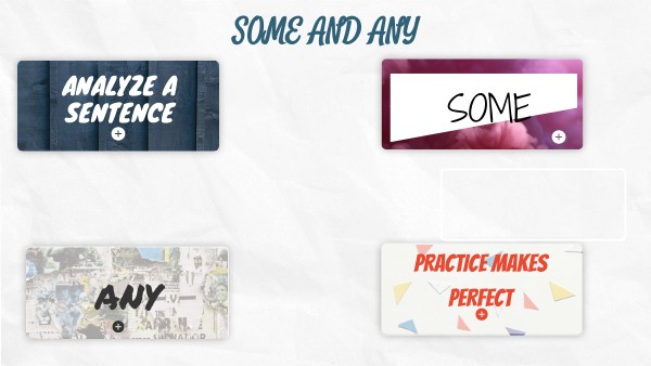 Some and Any II | Genially