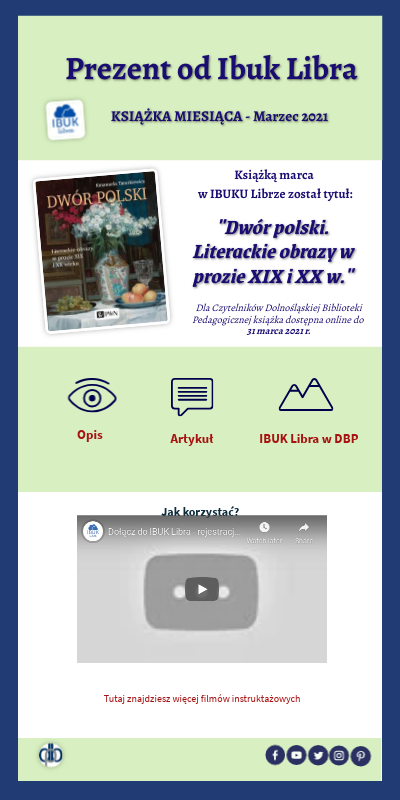 Prezent od Ibuk Libra - Marzec 2021 | Genially