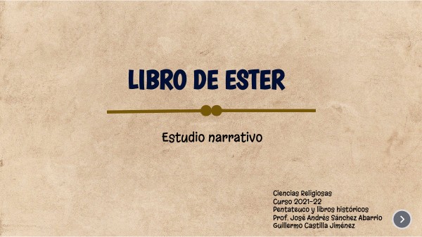 Libro de Ester | Genially