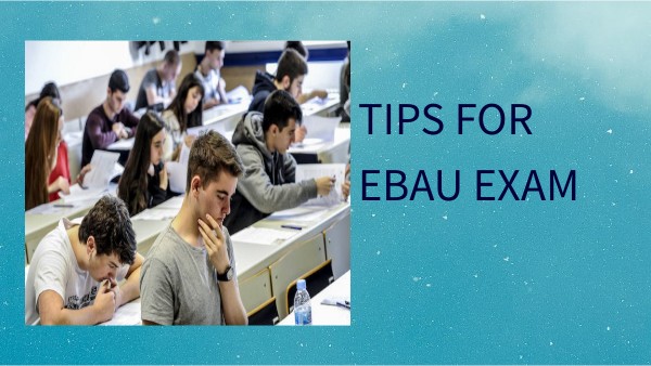 tips for EBAU