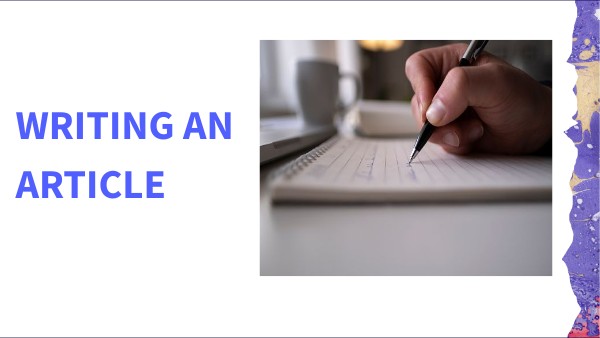 Copia - PET ARTICLE WRITING | Genially