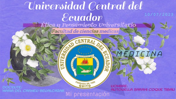 MI PRESENTACIÓN ANTONELLA COQUE | Genially