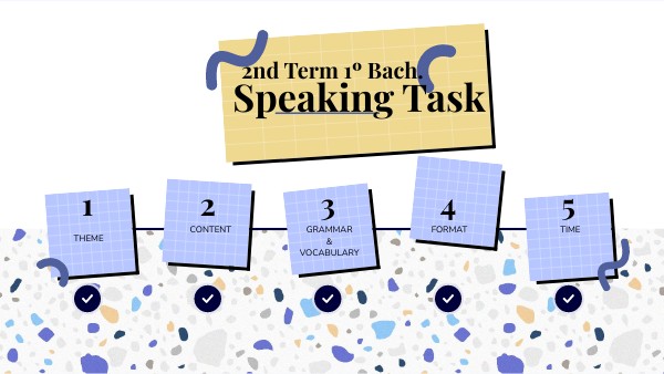 Speaking Task 2nd Term