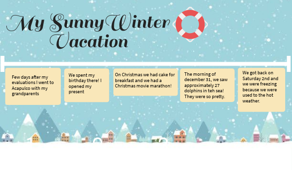 My sunny winter vacation | Genially